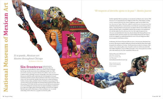 A magazine spread - Blanca A Martinez