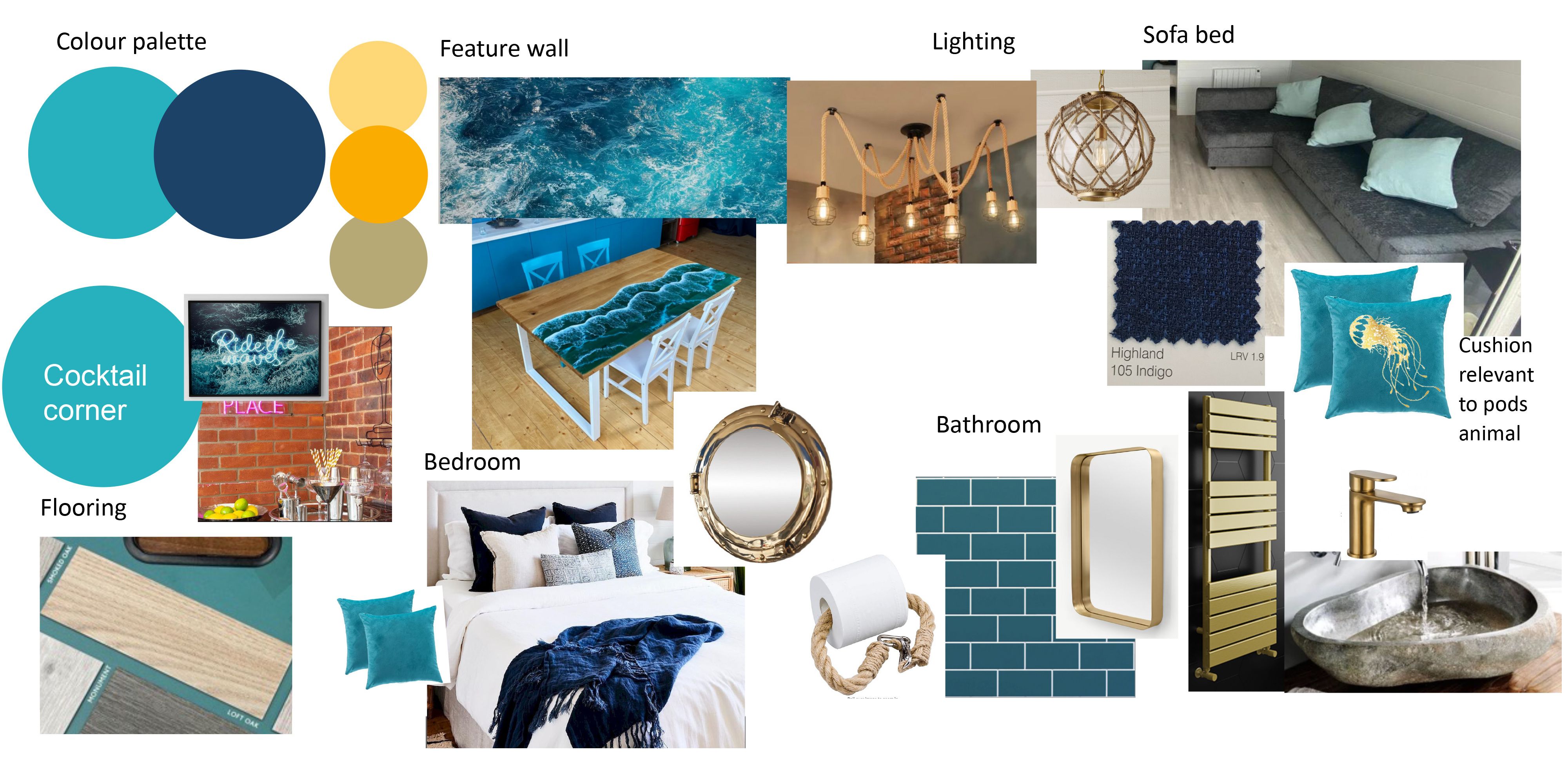 Glamping Pods - Sian Owen Creative Thinking, Design & Artwork