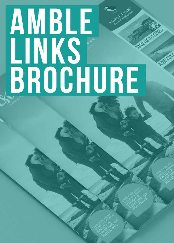 Amble Links Brochures - Sian Owen Creative Thinking, Design & Artwork