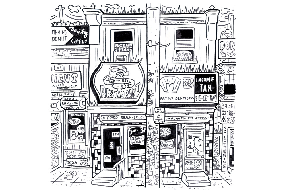 Neighborhood Drawings - Hawk Krall Illustration