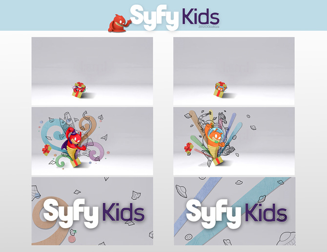 Syfy Kids Network Identity - Illustration+ Motion Design