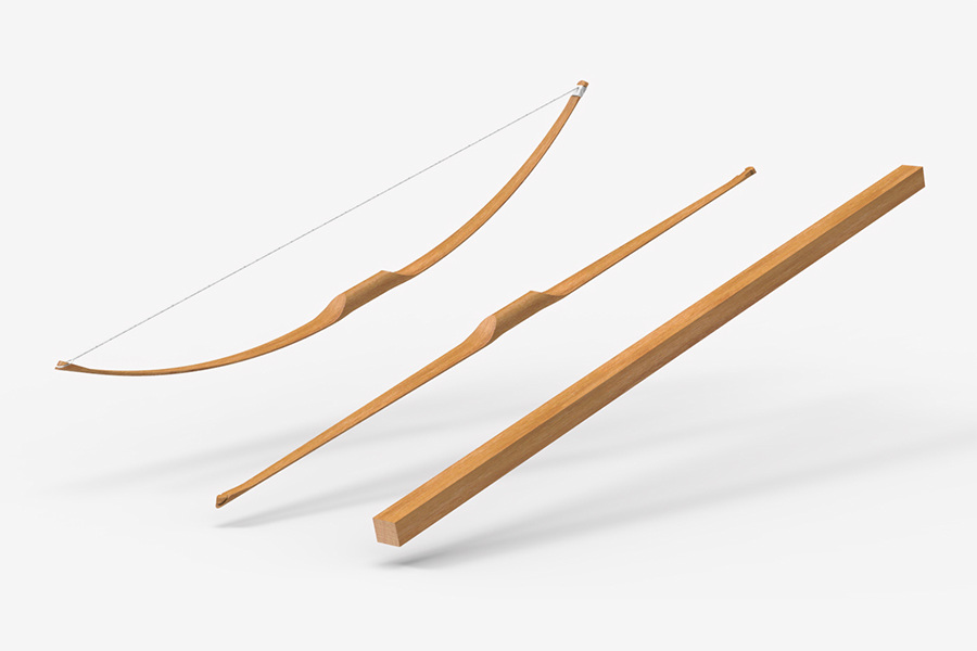 Wooden Bow - nadav goldenberg id