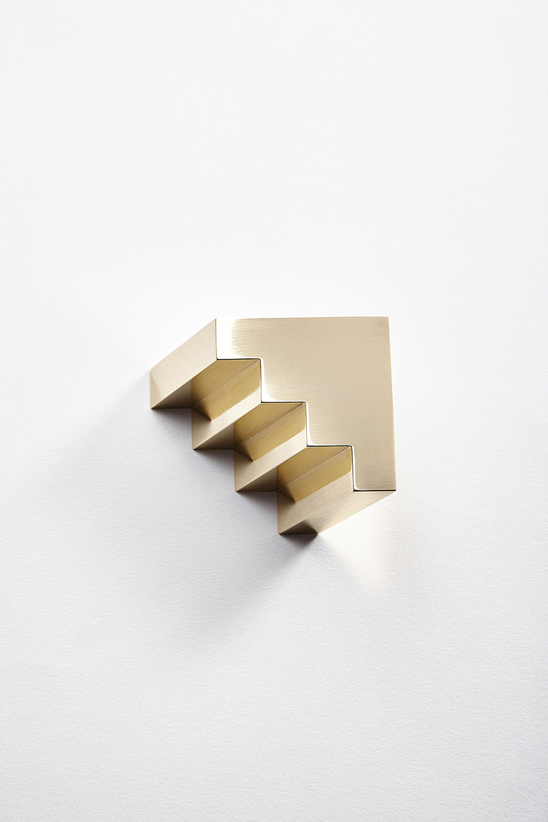 Polished Brass Staircase Paperweight - studiokyss