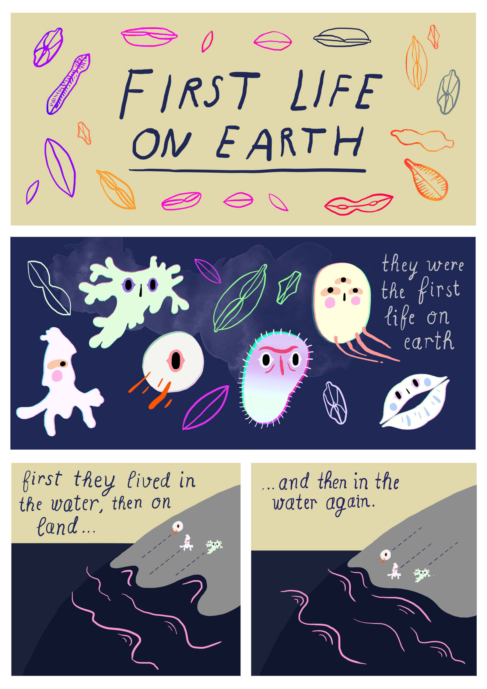 First life on earth - Maria Libert