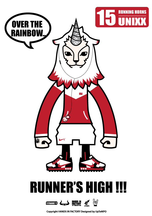 RUNNING HORNS GRAPHIC - UpTeMPOWORKS