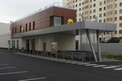 LIDL construction - frédéric bauer architecte