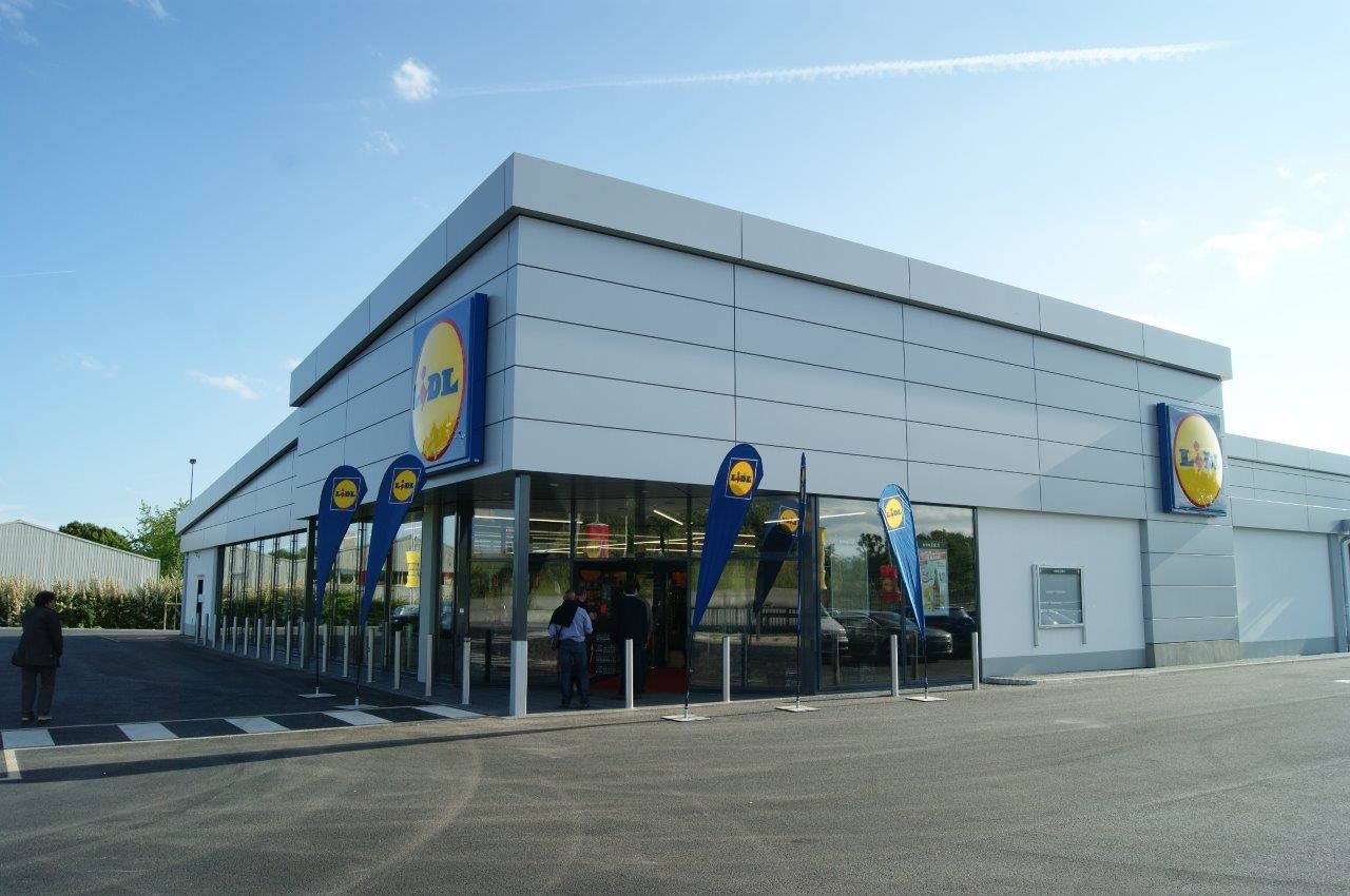 LIDL construction - frédéric bauer architecte