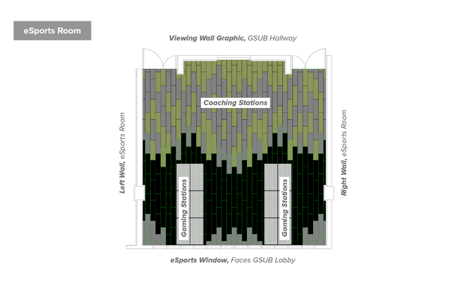 NJCU eSports Room Design - Robert Gonzalez