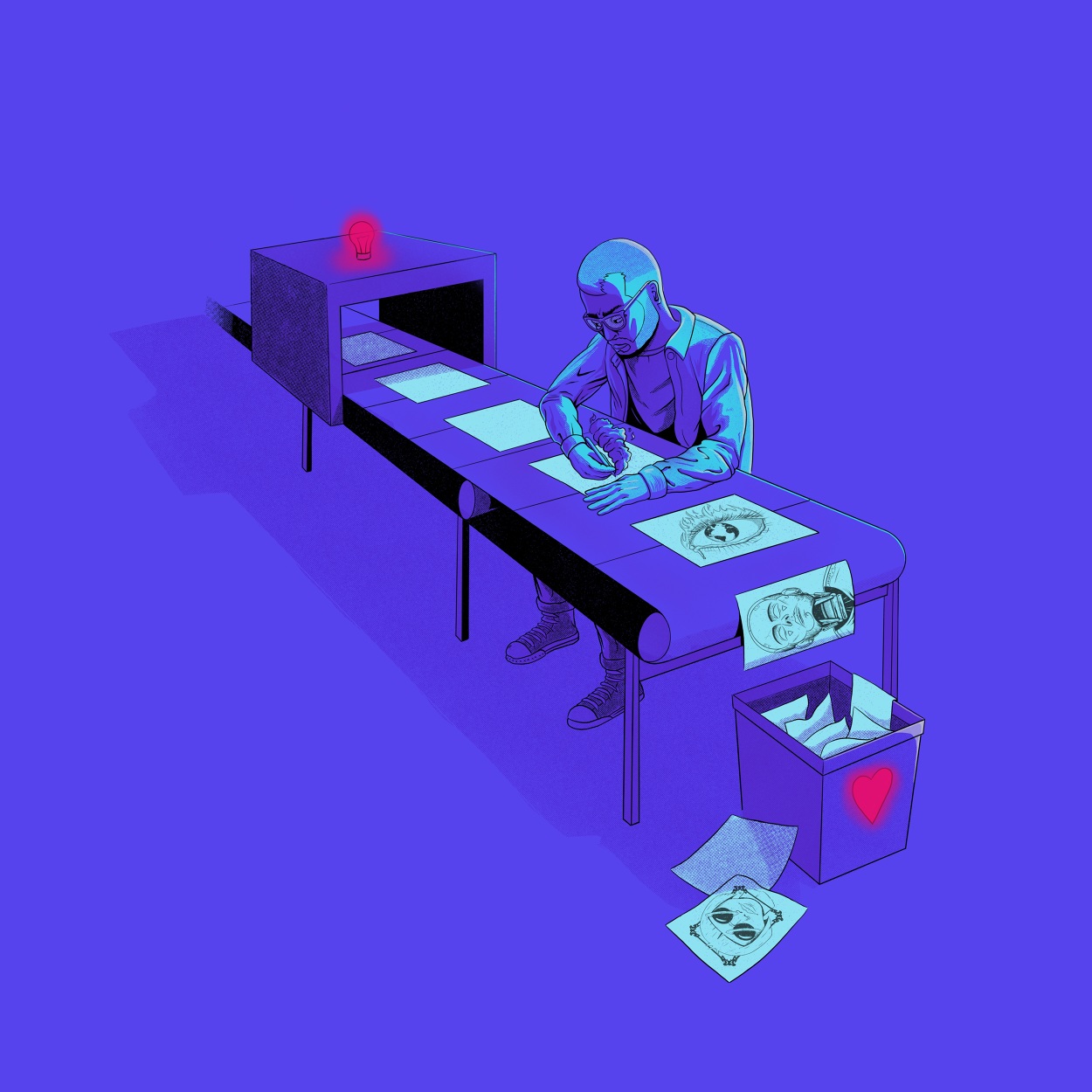 Simple illustrations - Liam Woodruff Design and Illustration
