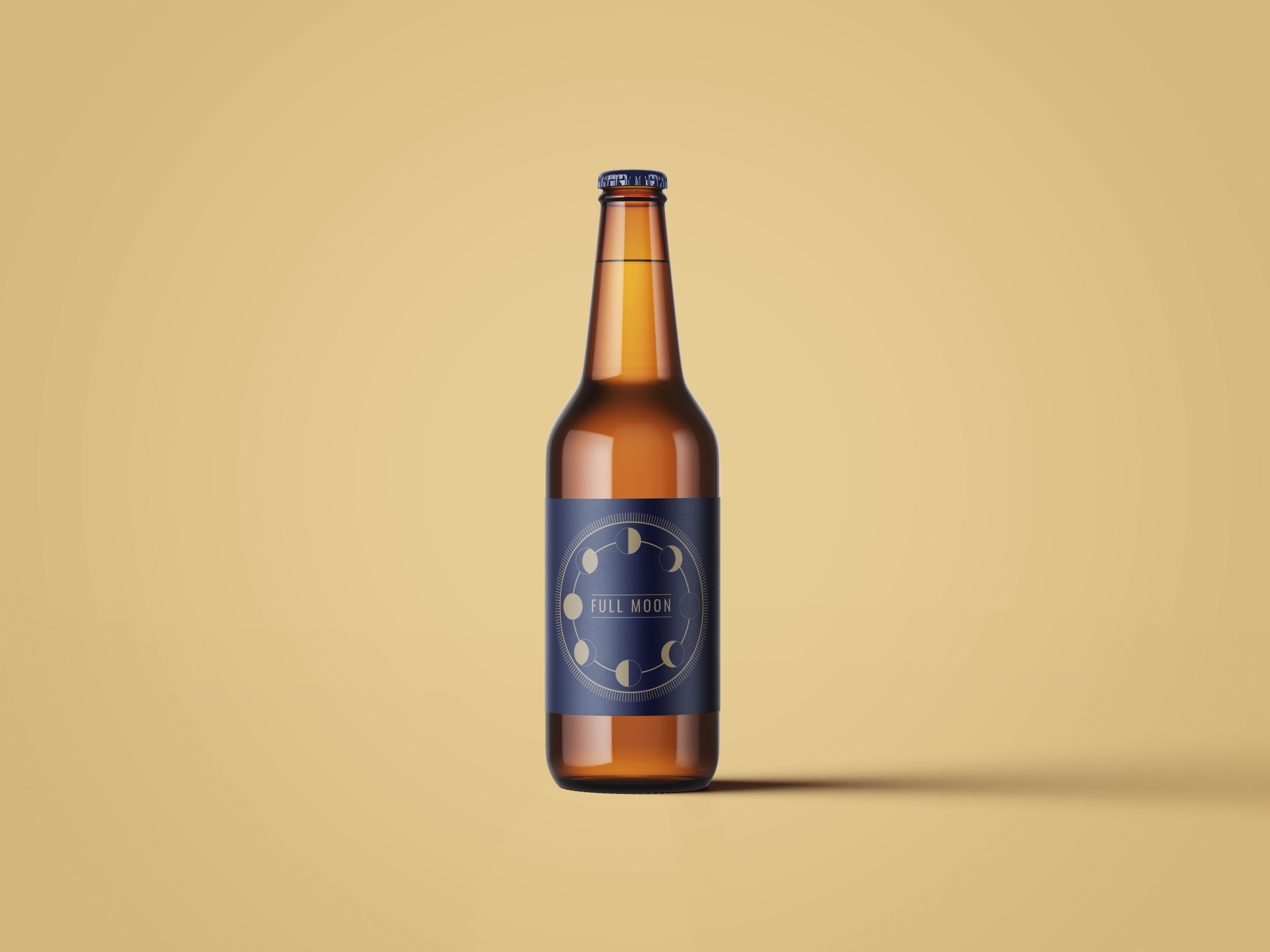 FULL MOON BEER BOTTLE - GINADAL