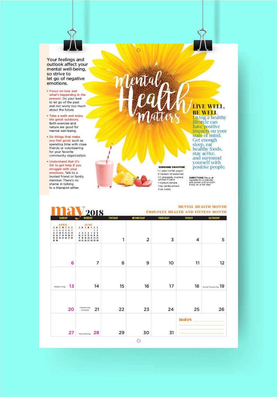 product design: calendars - jackie design & concept work