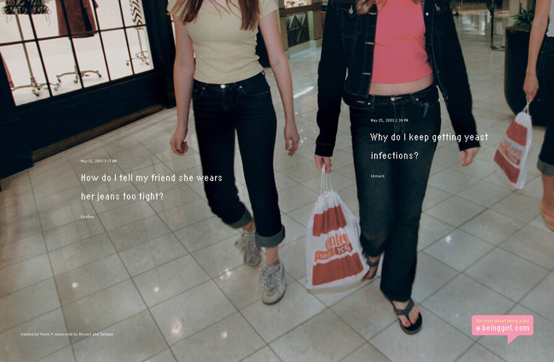 Tampax // Being Girl - mattorser.com