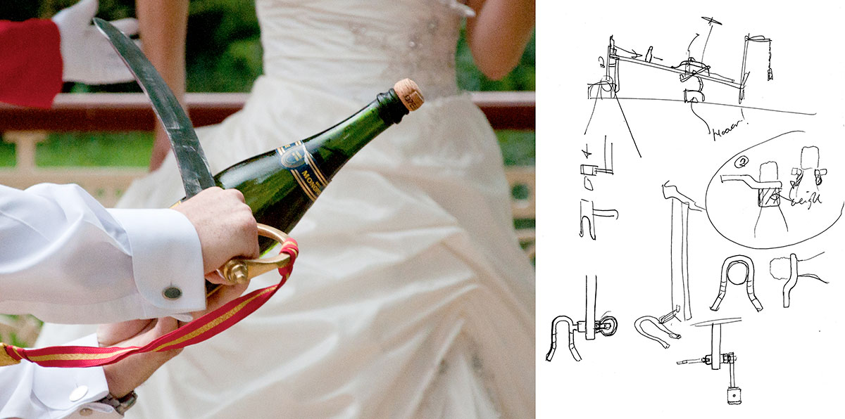 'Sabrage' Machine - Alex Bygrave