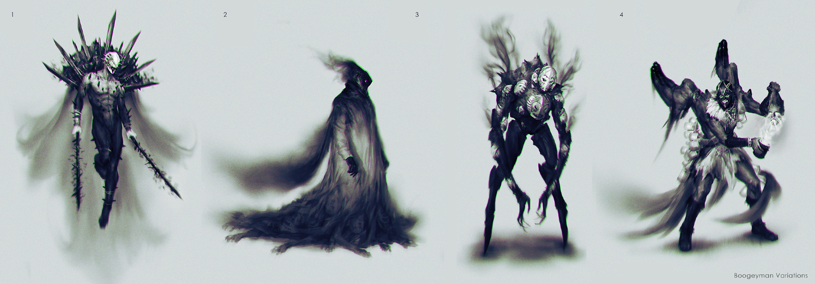Boogeyman sketches - Yefim Concept Art