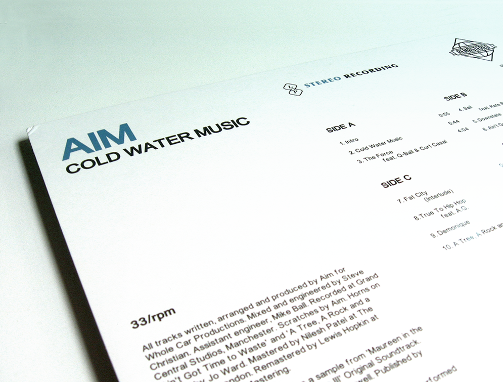 COLD WATER MUSIC/ Remastered - afu