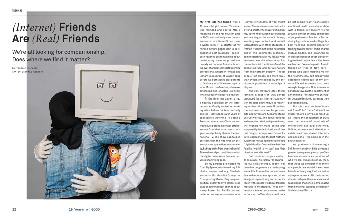 (Internet) Friends Are (Real) Friends - Caroline Pham