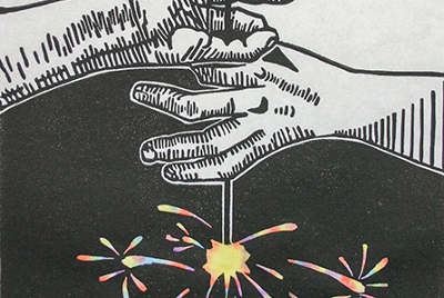 貝覆い (Clam shell matching game) - Mariko Perry