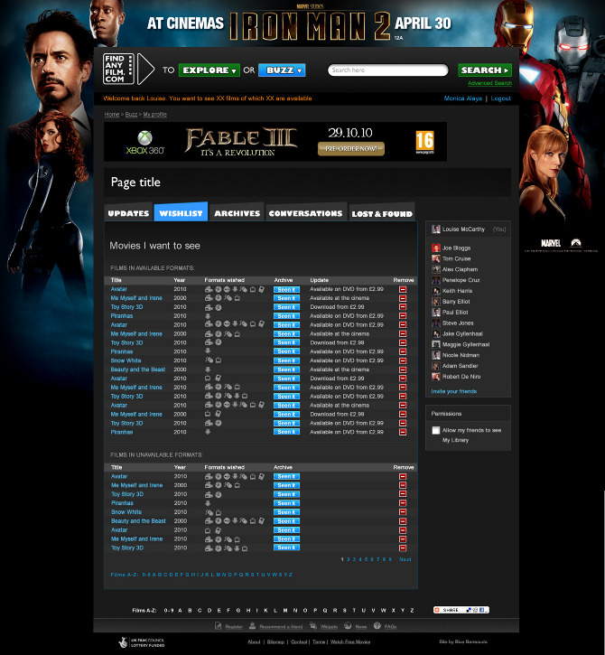 Find Any Film - Alex Clapham - Digital Designer