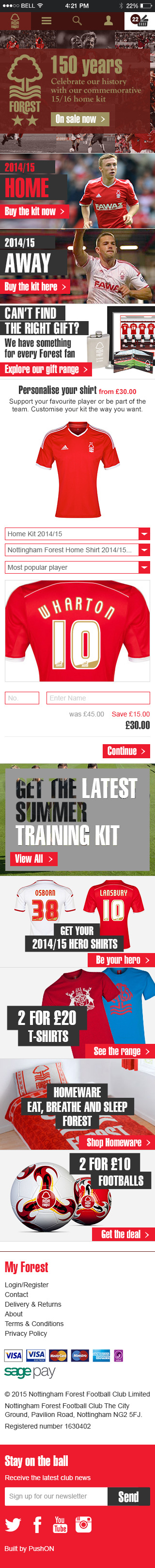 Nottingham Forest - Alex Clapham - Digital Designer