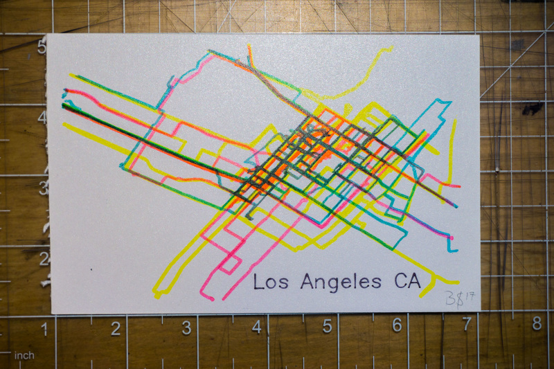 Messenger Map Postcard Series #1 - Brandon Lockfoot