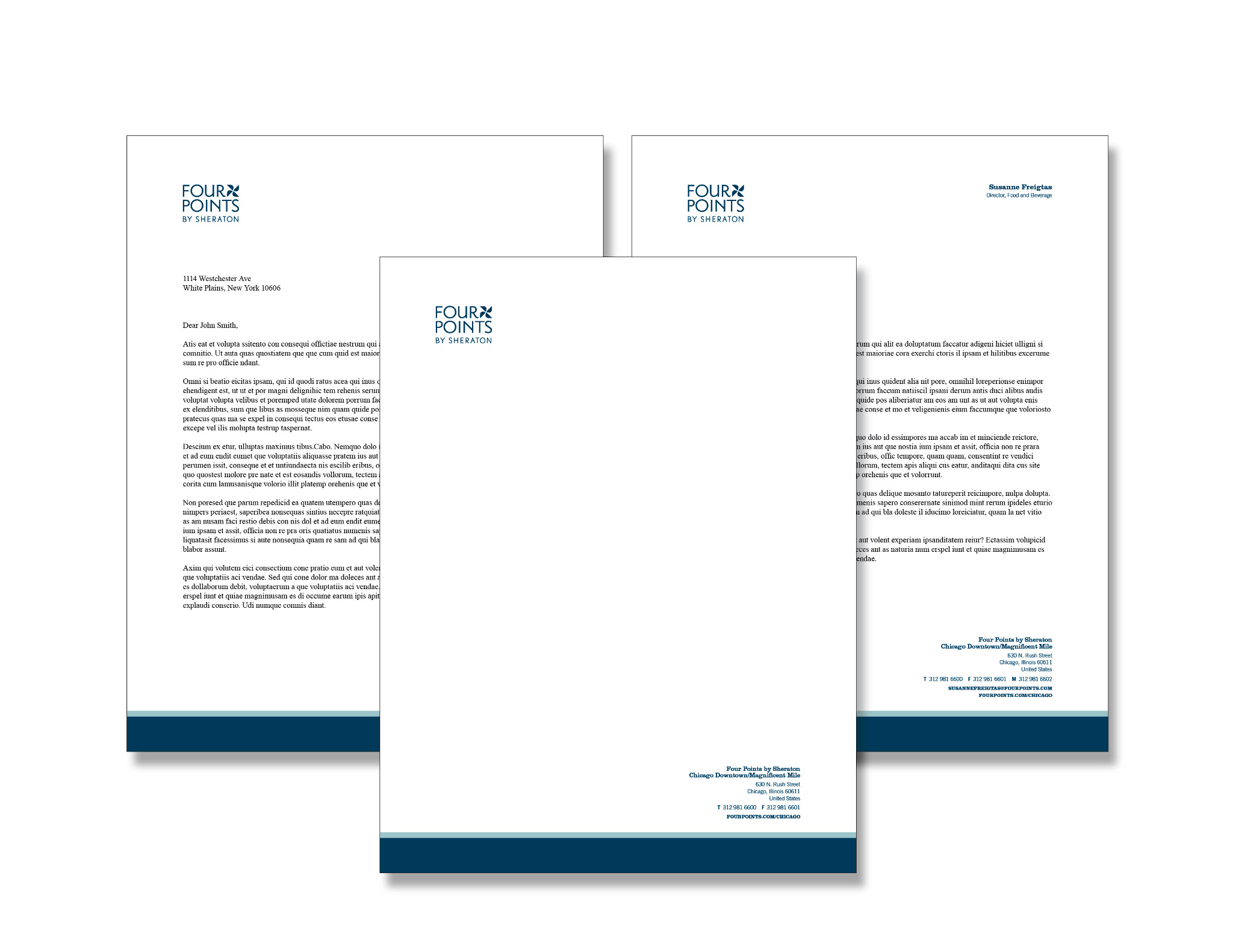 Four Points Hotels and Resorts - Stationary - sgammatodesigns.com