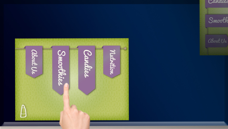 Interactive Touch-Screen Menu - Graphic Design Portfolio
