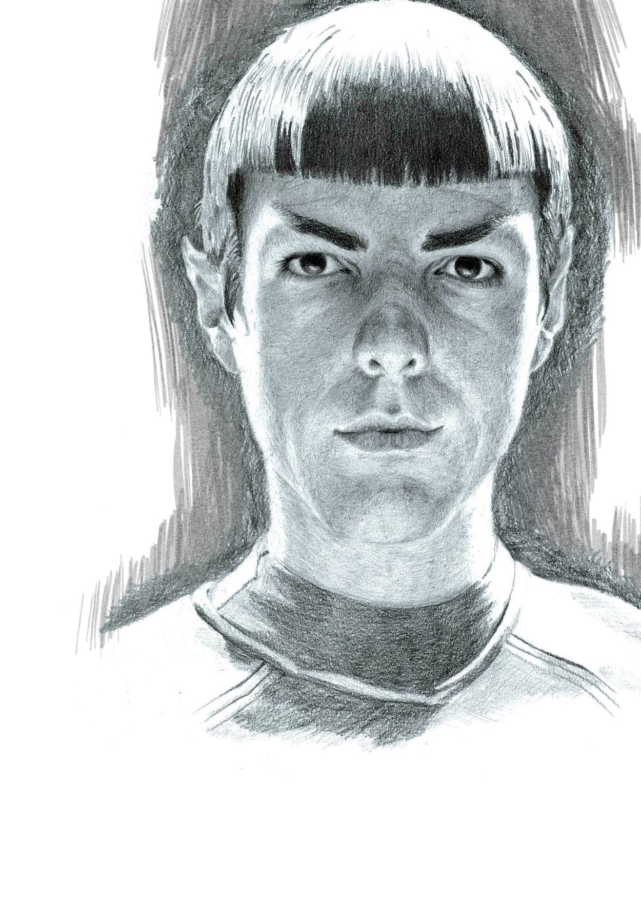 Spock Quinto Black And White