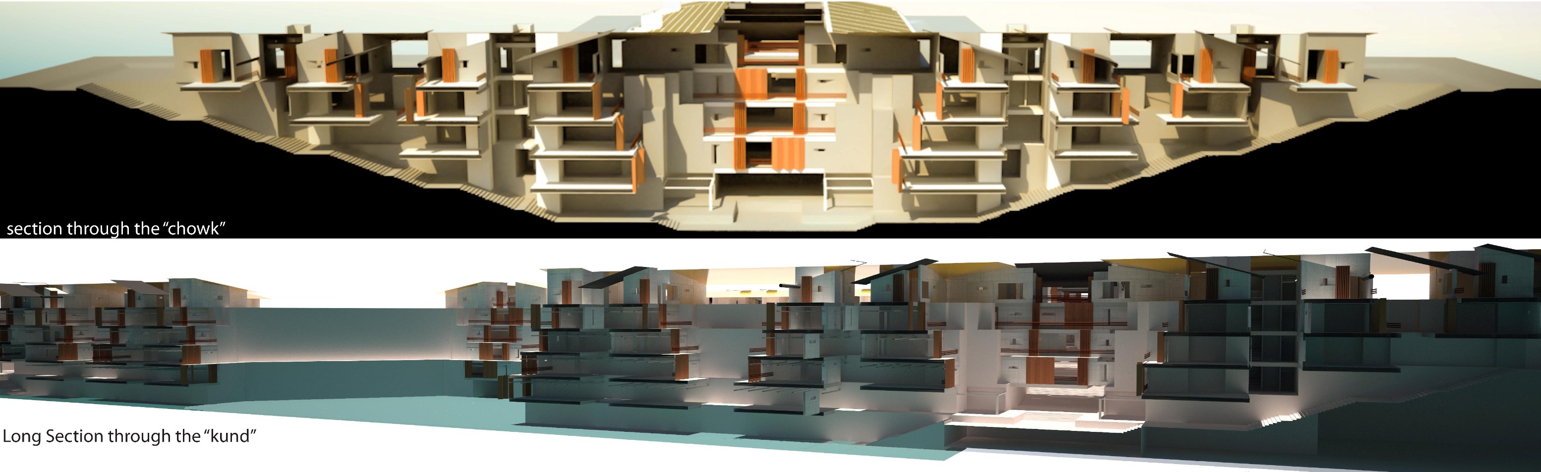 stepwell housing - coteriearchitects