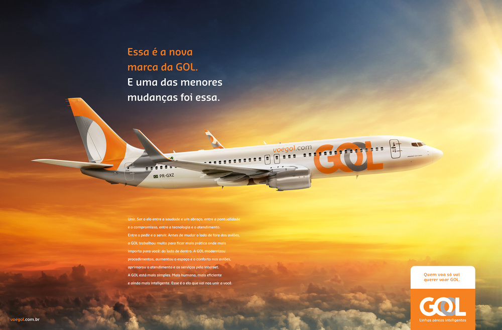 GOL Linhas Aéreas - Nova Marca - Iron Brito