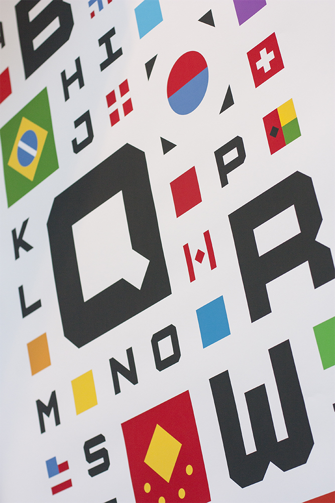 Strict Grid Typeface - stiann graphic design