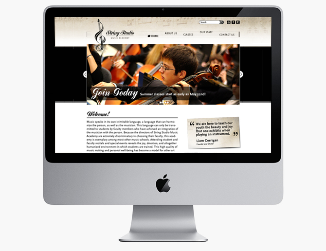 String Studio - Liam Corrigan Design