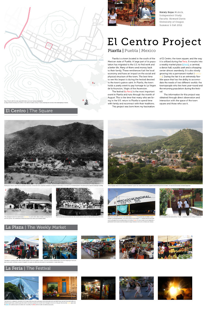 "El Centro" Project - Nataly Rojas Arquitecture