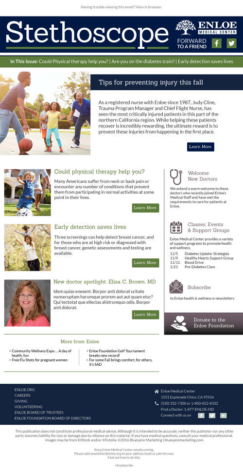 Enloe Medical Center - Troy Stenstrom Design