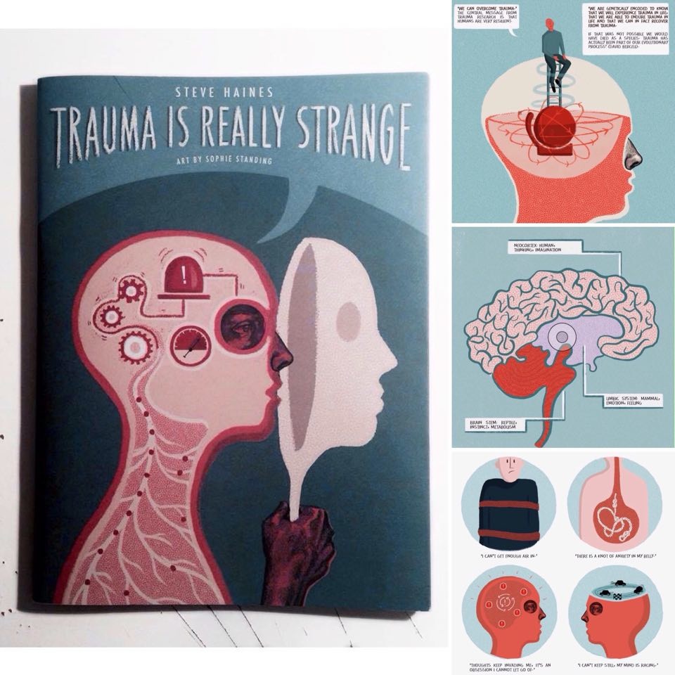 Trauma is Really Strange - Sophie Standing Illustration
