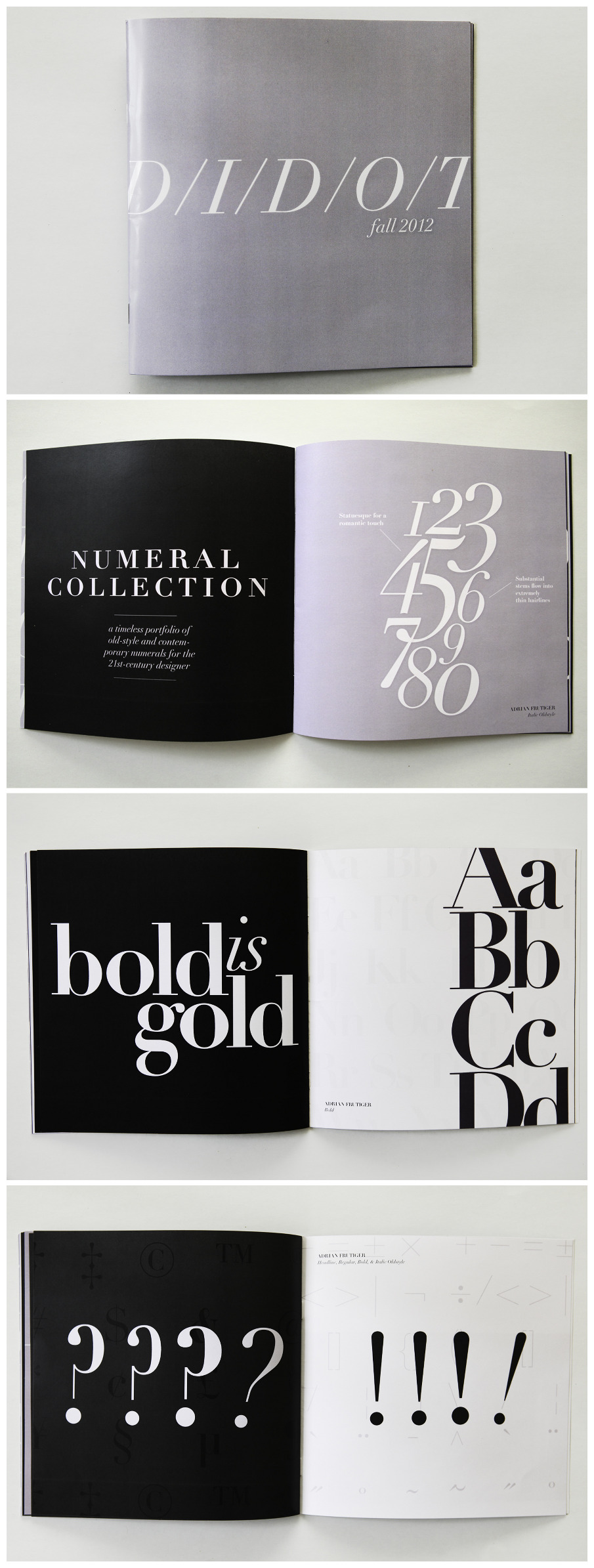 Didot Type Specimen Book - Celi Alena Birke / Design & Photography