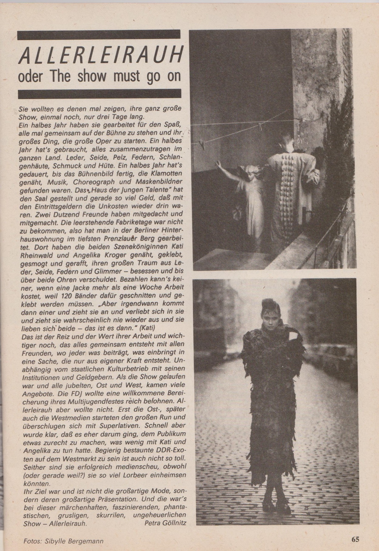 Das Magazin - DDR February 1990 - THE NIGHT LIBRARY