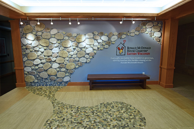 Ronald McDonald Donor Wall - Rebecca Mader / Designer /Art Director