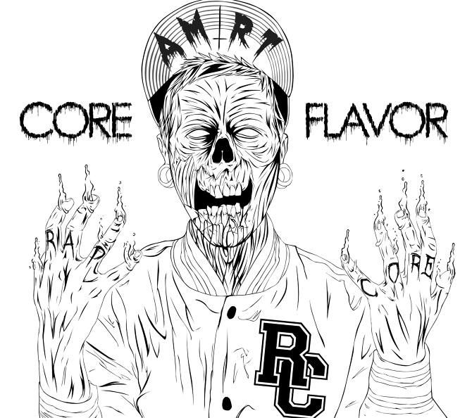 RAPCORE logo and artwork - Joel † Torres