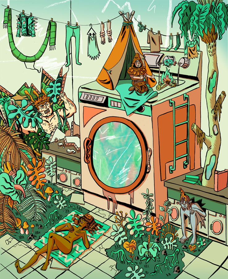 Laundry Day - Nick Sumida Comics + Illustration