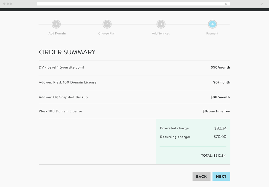 UI Design: Order Process - 900rpm.com