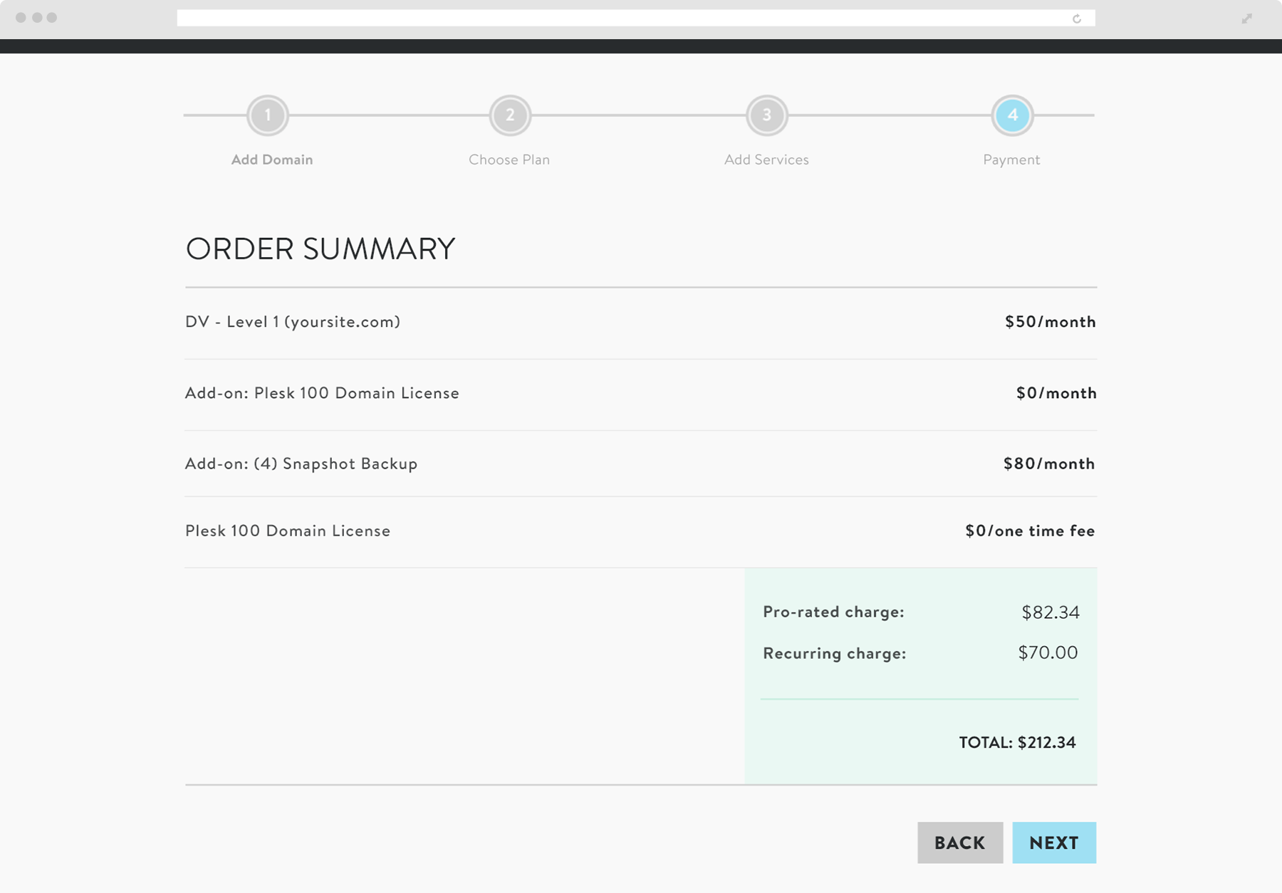 UI Design: Order Process - 900rpm.com