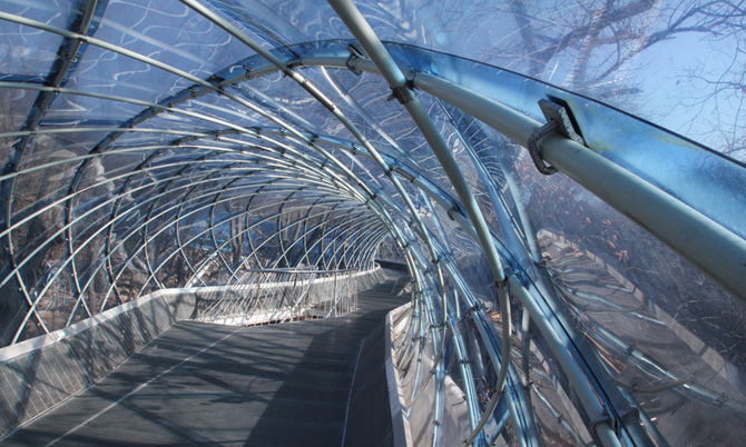 linear building up in the trees - www.pdorsey.com