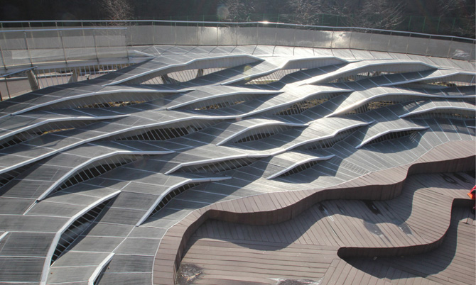 linear building up in the trees - www.pdorsey.com