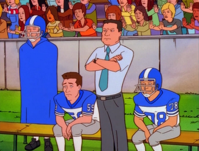 Hank Hill and the Football Mythos of King Of The Hill - Ted Woods Co