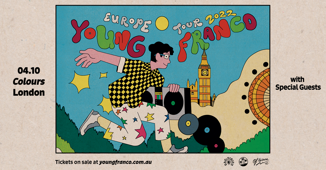 Young Franco Euro Tour 2022 - Mark Wang.Illustration