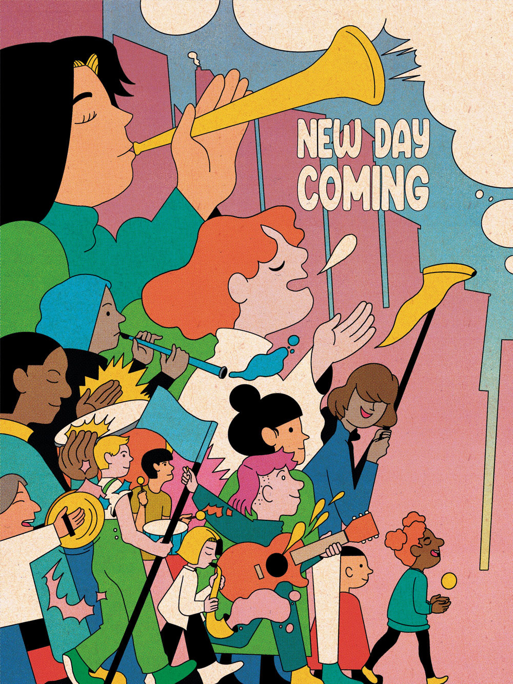 Fine Acts and Othering and Belonging Institute - Bridging and Belonging - Mark Wang.Illustration