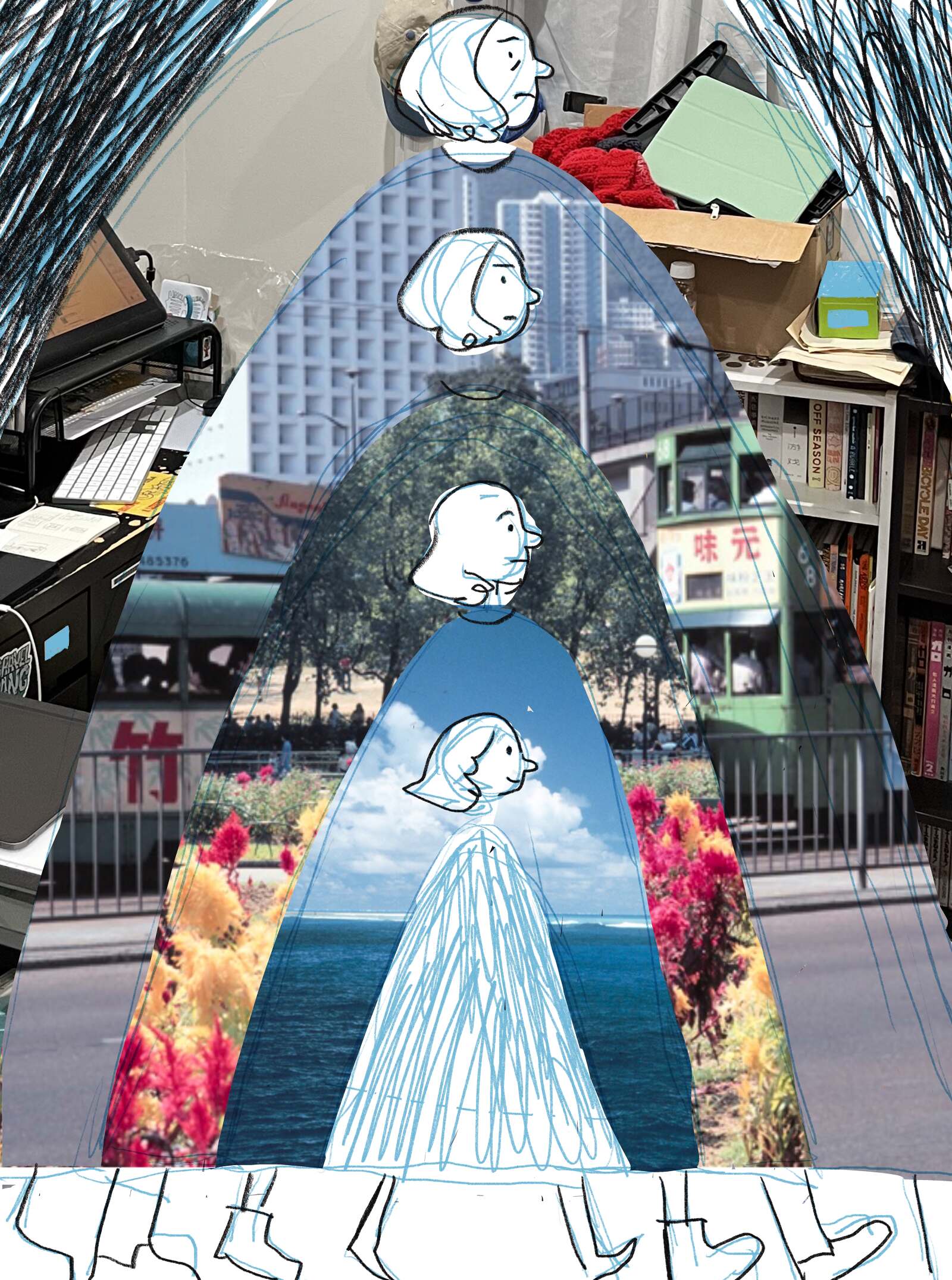 Walk - Mark Wang.Illustration