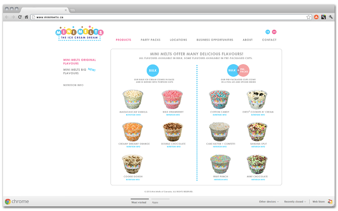 Mini Melts Ice Cream - Canada - joycepan