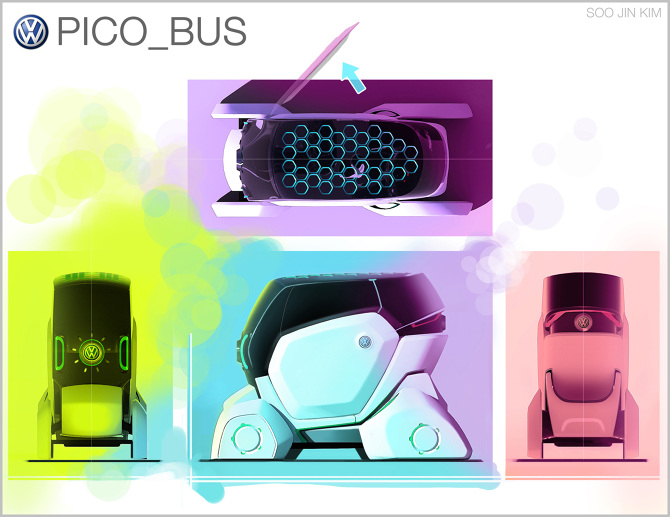 Volkswagen PICO_BUS - SooJin KIM, ArtCenter Portfolio