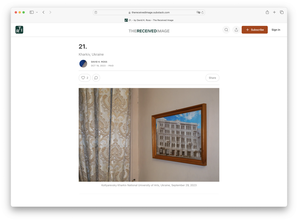 The Received Image - David K Ross